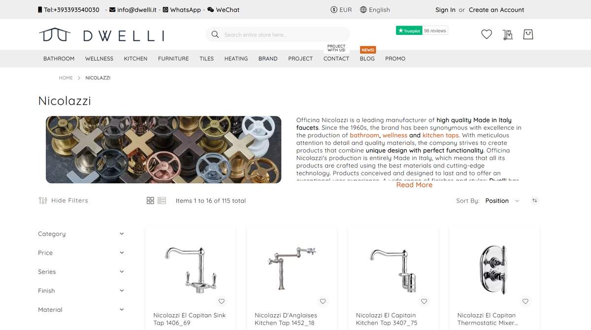 Top 11 Kitchen Faucets Made in Italy for 2024 | Luxury & Quality Designs | Wfaucet